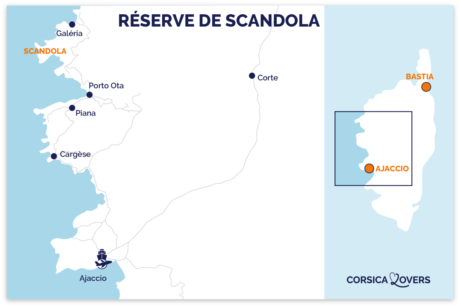 Visiter la Réserve Naturelle de Scandola: bateau + conseils